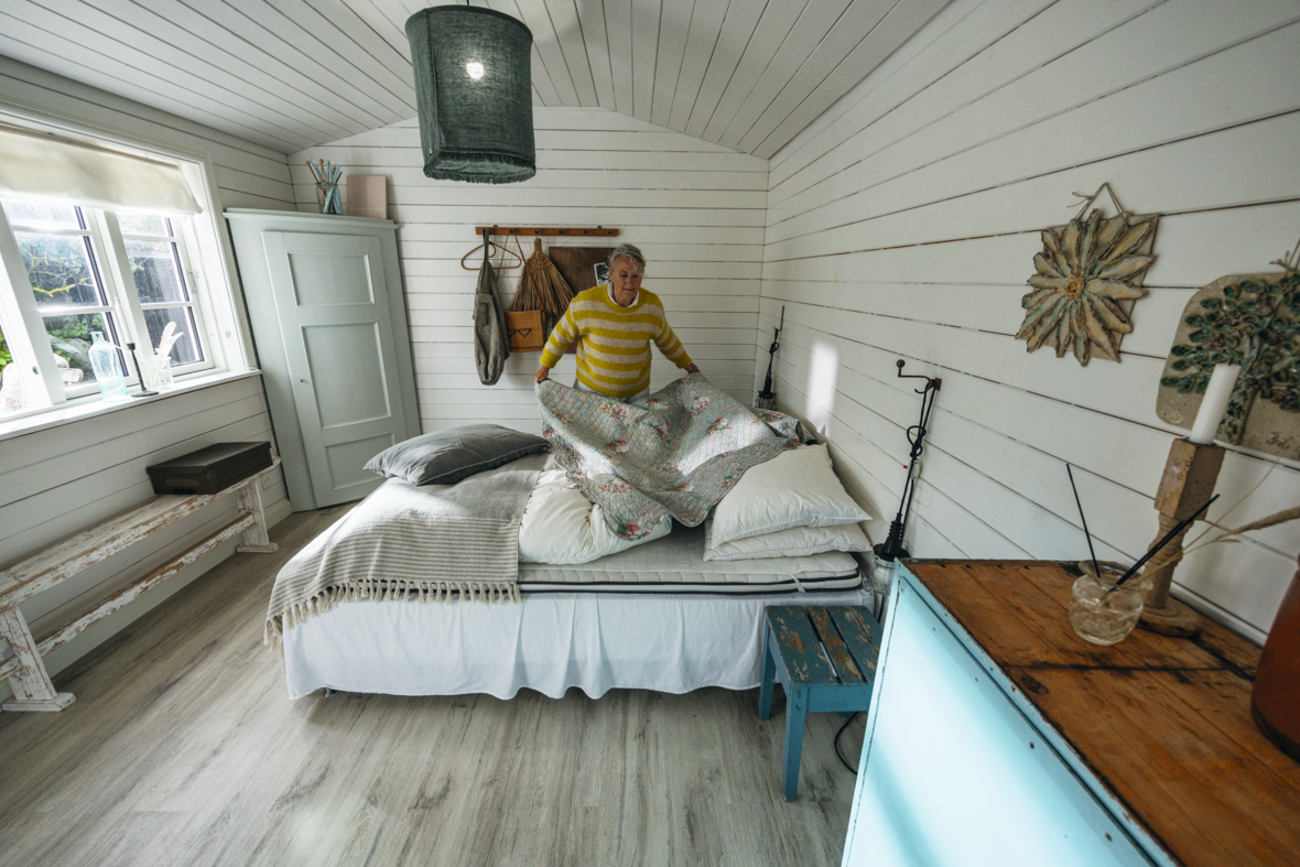 Lene arvede sine forældres sommerhus